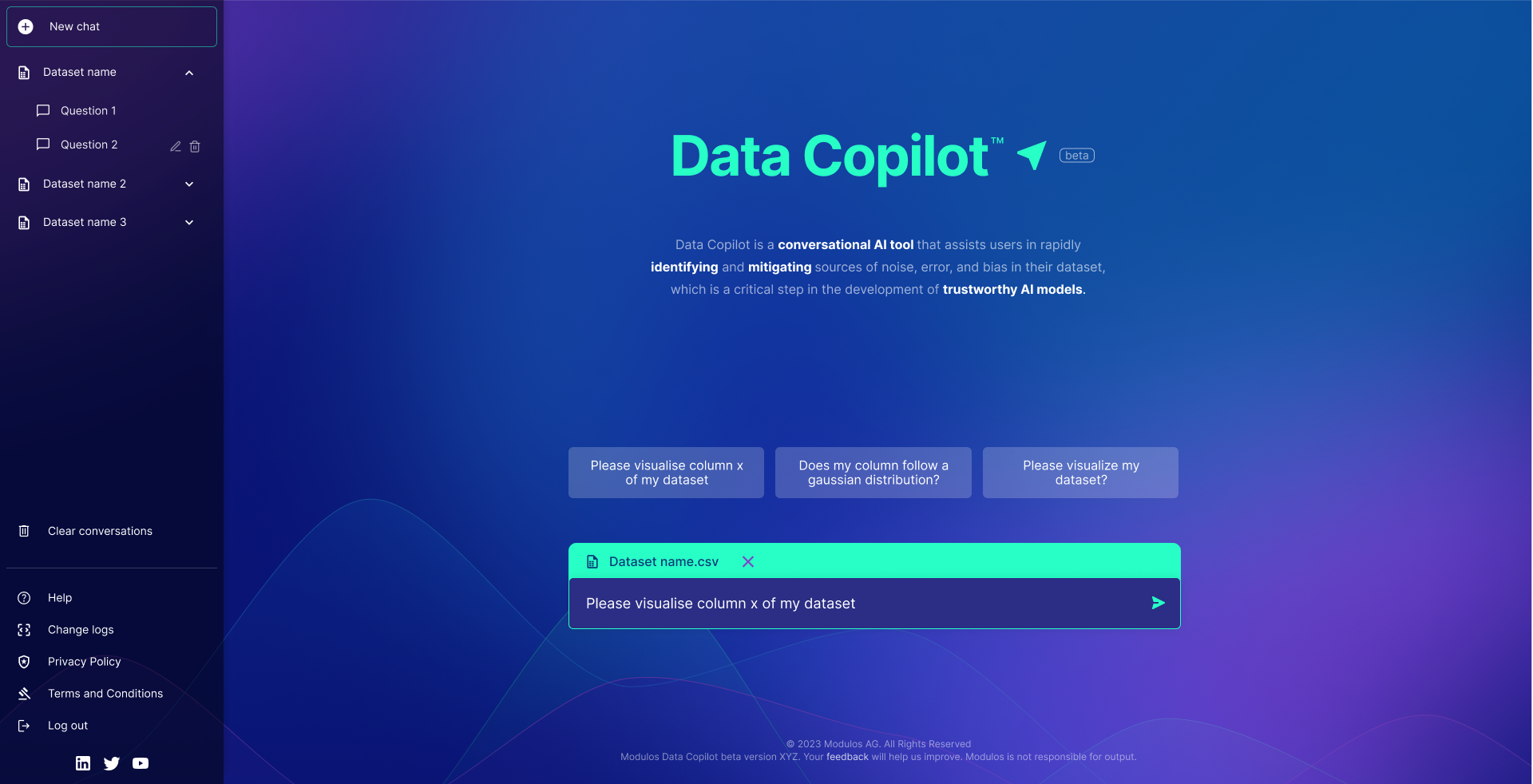 Data Copilot®: Visualize - Modulos